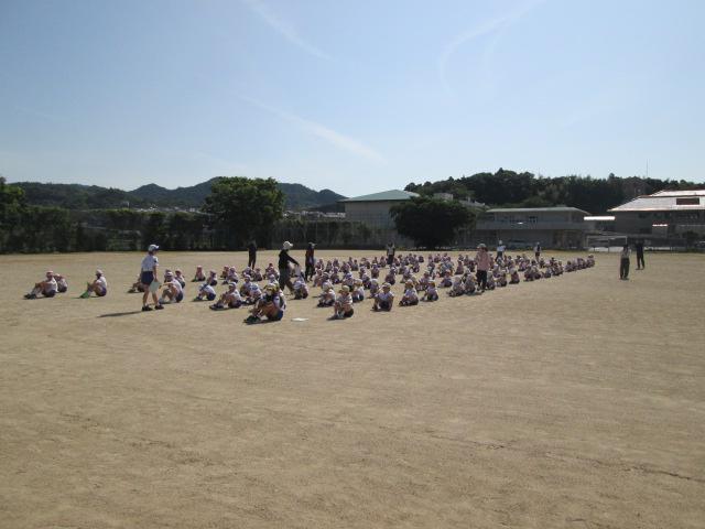 運動会全体練習 - 松江市立生馬小学校