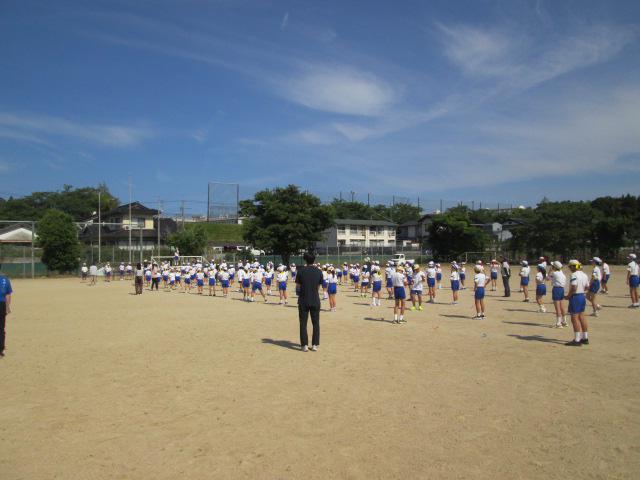 運動会全体練習 - 松江市立生馬小学校