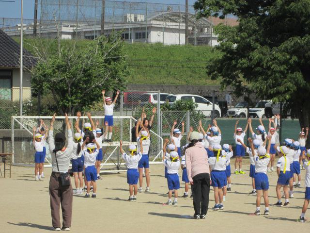 運動会全体練習 - 松江市立生馬小学校
